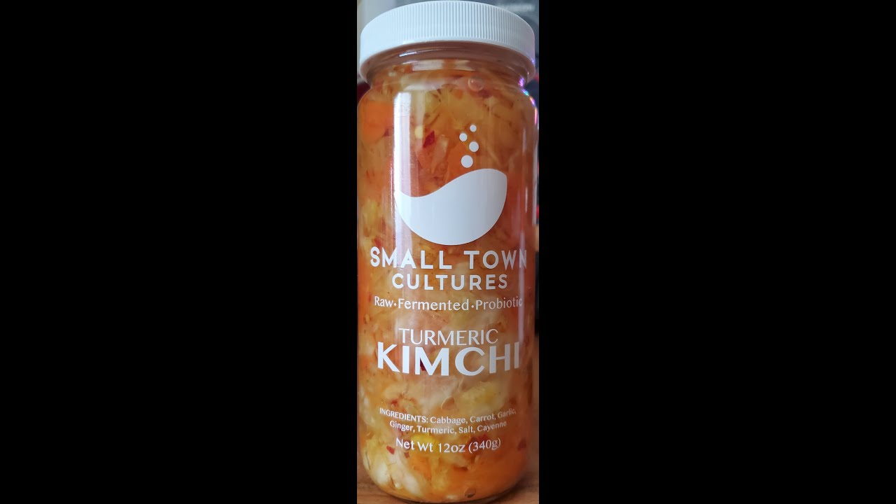 Small Town Cultures Turmeric Raw Kimchi Review - YouTube