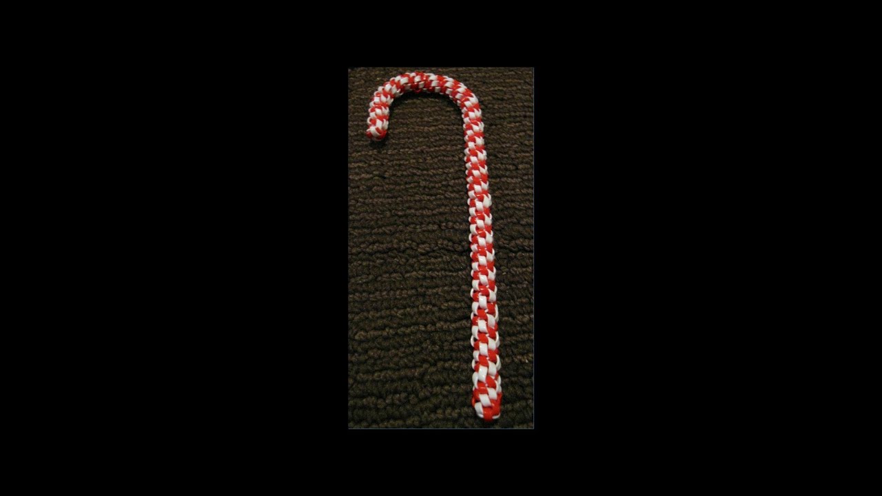 Candy Cane Lanyard - YouTube