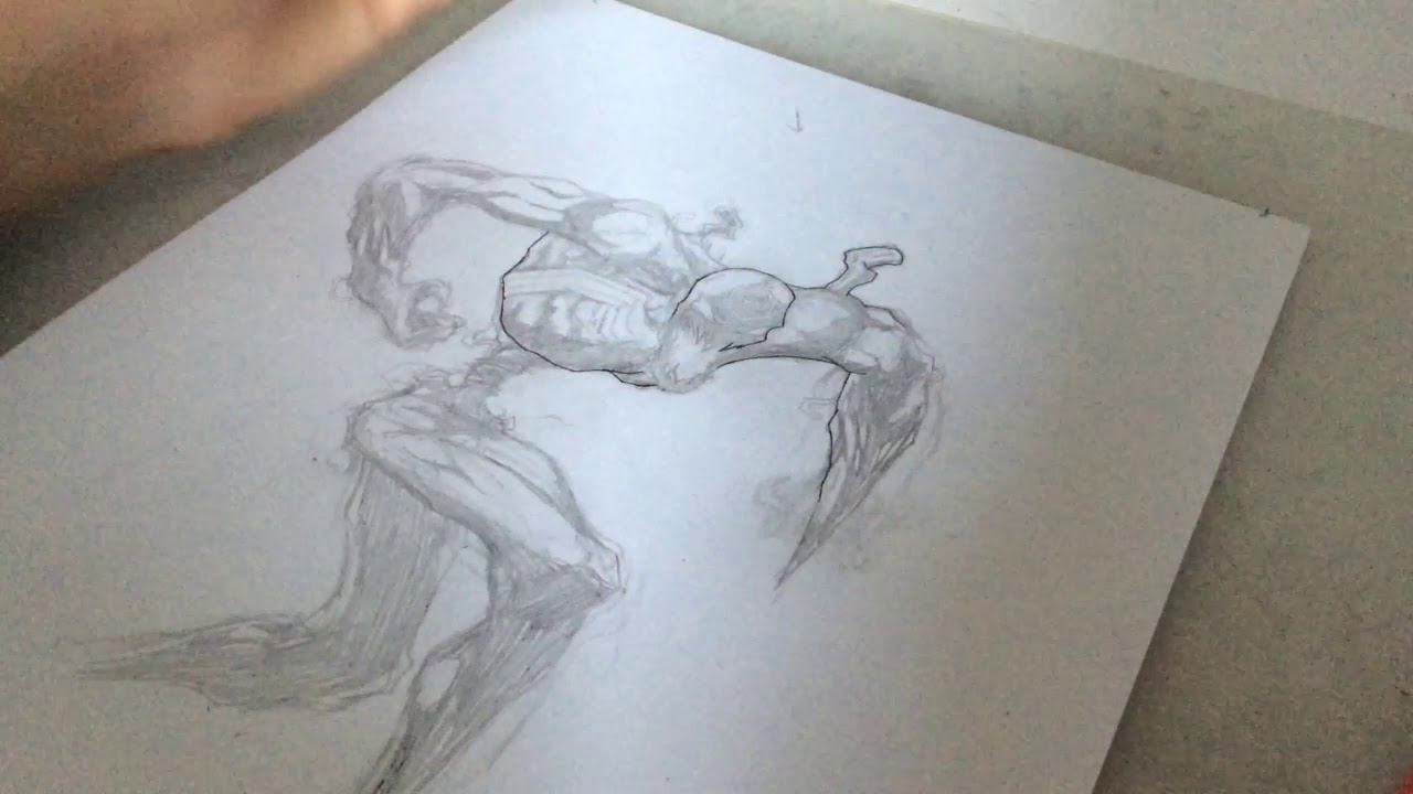 How To Ink A Drawing - YouTube