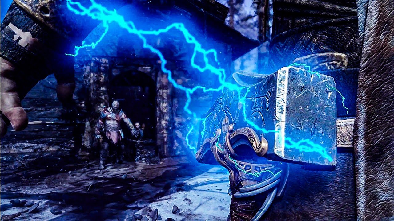 THOR Entry In GOD OF WAR #thorragnarok #thorvskraos #viralvideo # ...