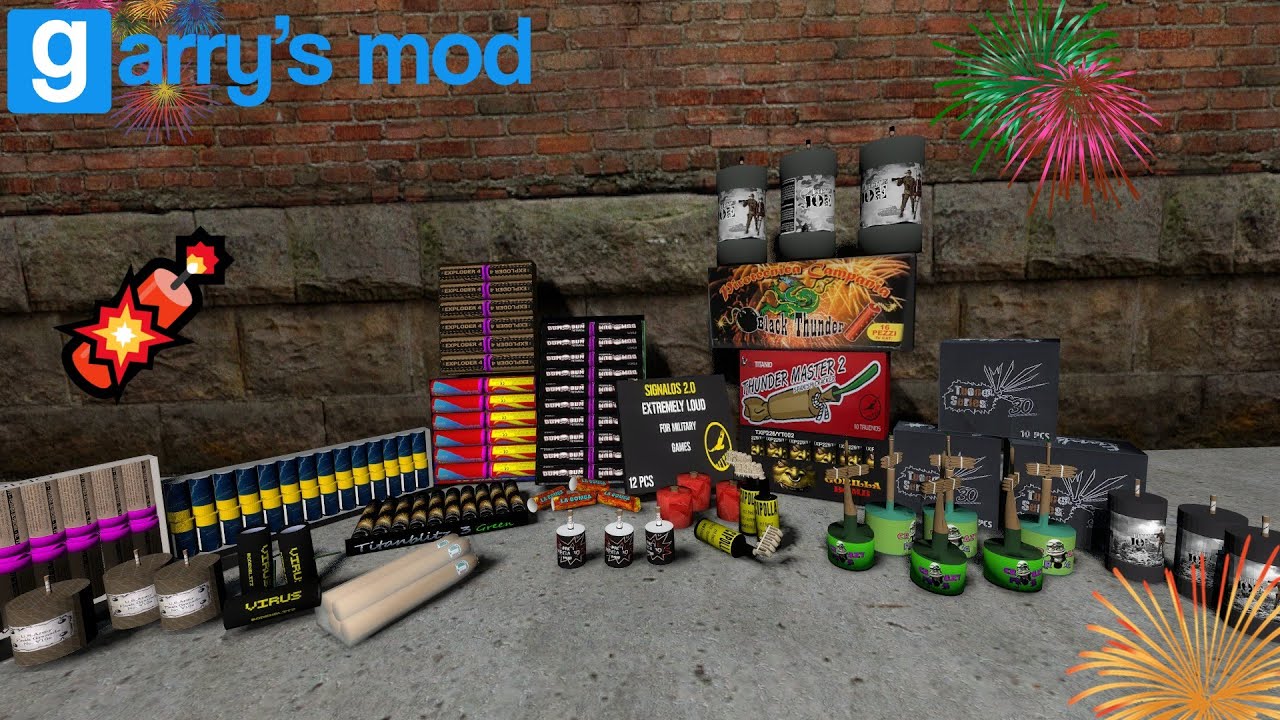 -Part 2- Noch mehr Böller (S1nn3r's Pyro Mod) [Garry's Mod] - YouTube