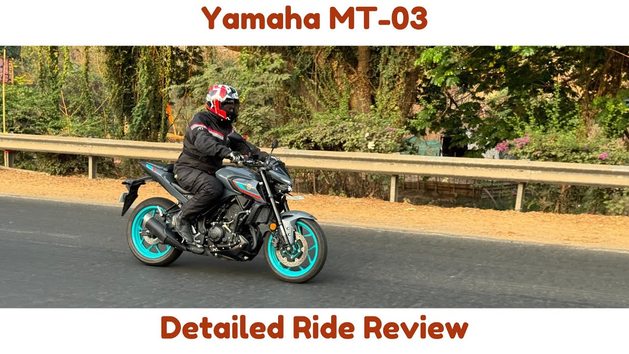 Yamaha MT-03 - Detailed Ride Review - YouTube