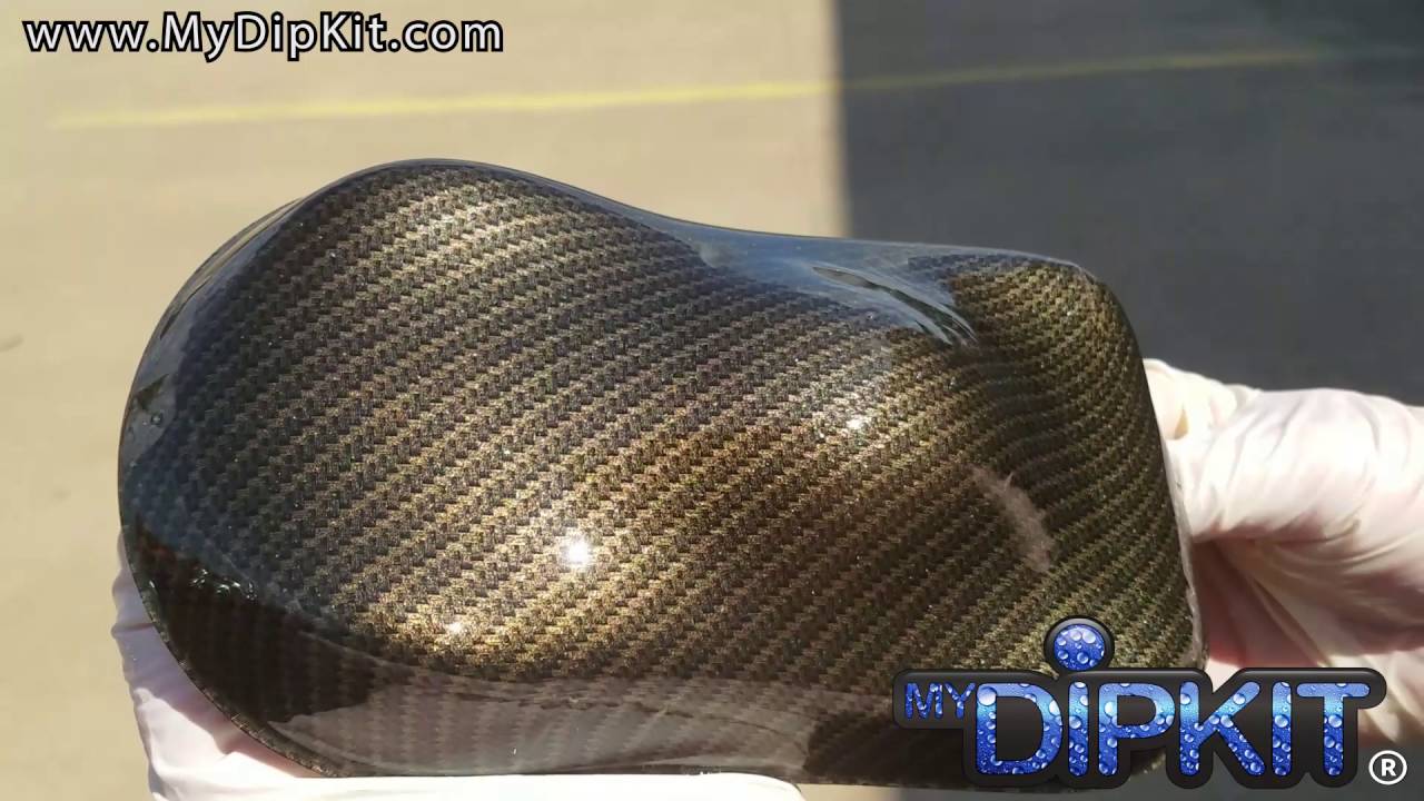 Gold Carbon Fiber Pattern MyDipKit My Dip Kit - YouTube