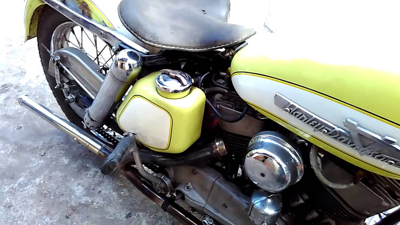 harley davidson kh flathead custom - YouTube