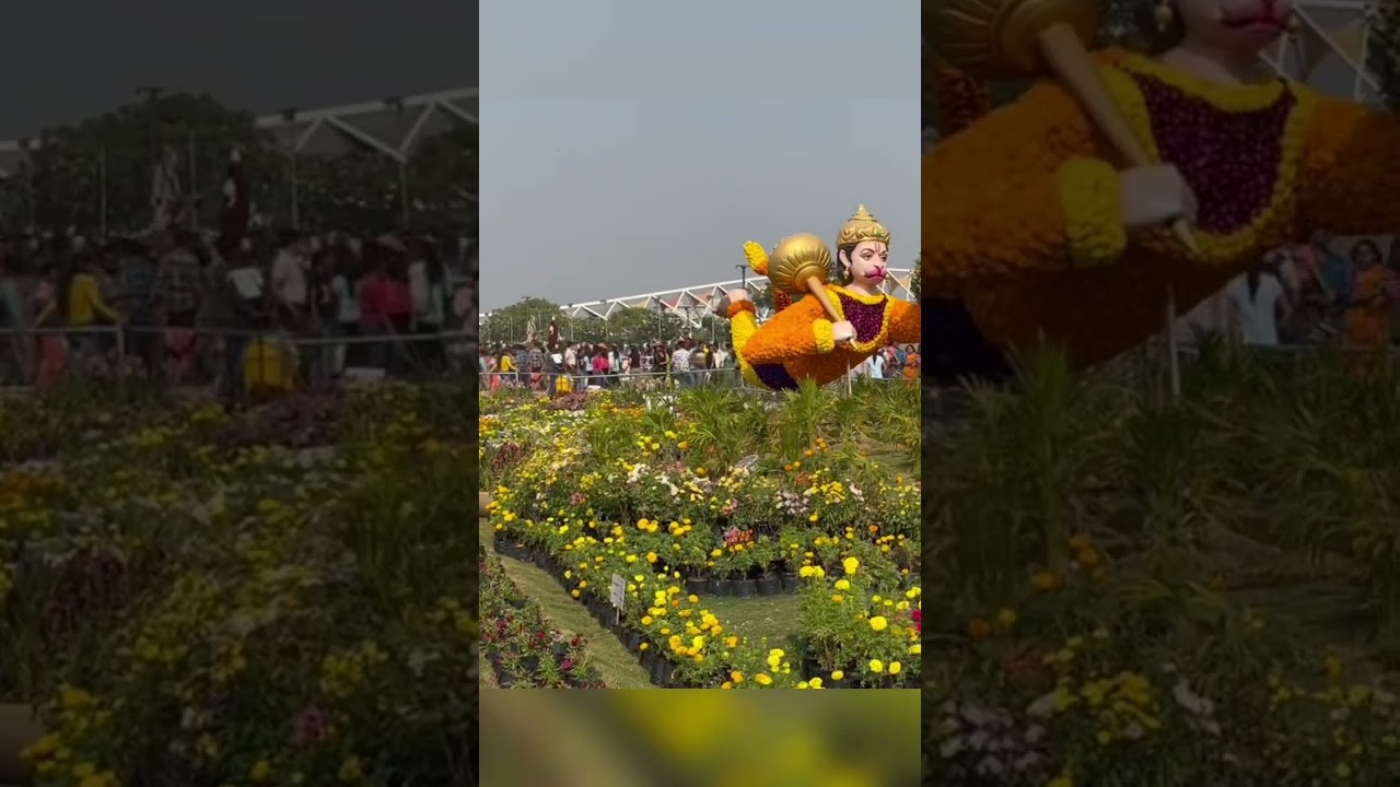 Jai Bajrang Bali || Point of attraction|| flower show Ahmedabad #viral ...