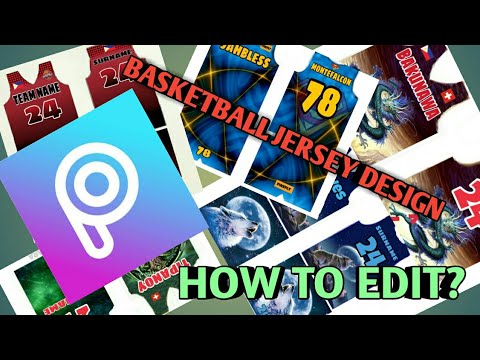 How to edit a basketball Jersey design on PicsArt | Basic editing - YouTube