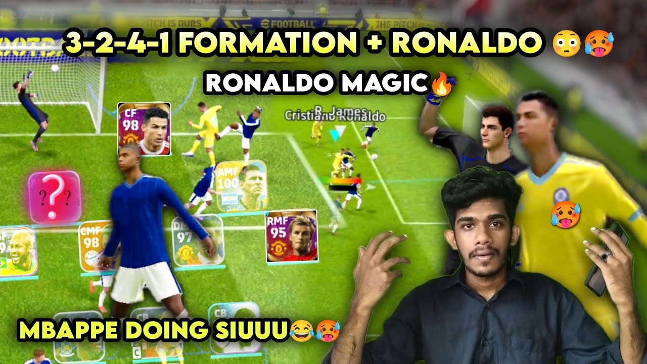 Mbappe Revenge Suiii Against Ronaldo🥵🙄3-2-4-1 Rare Formation Gameplay ...