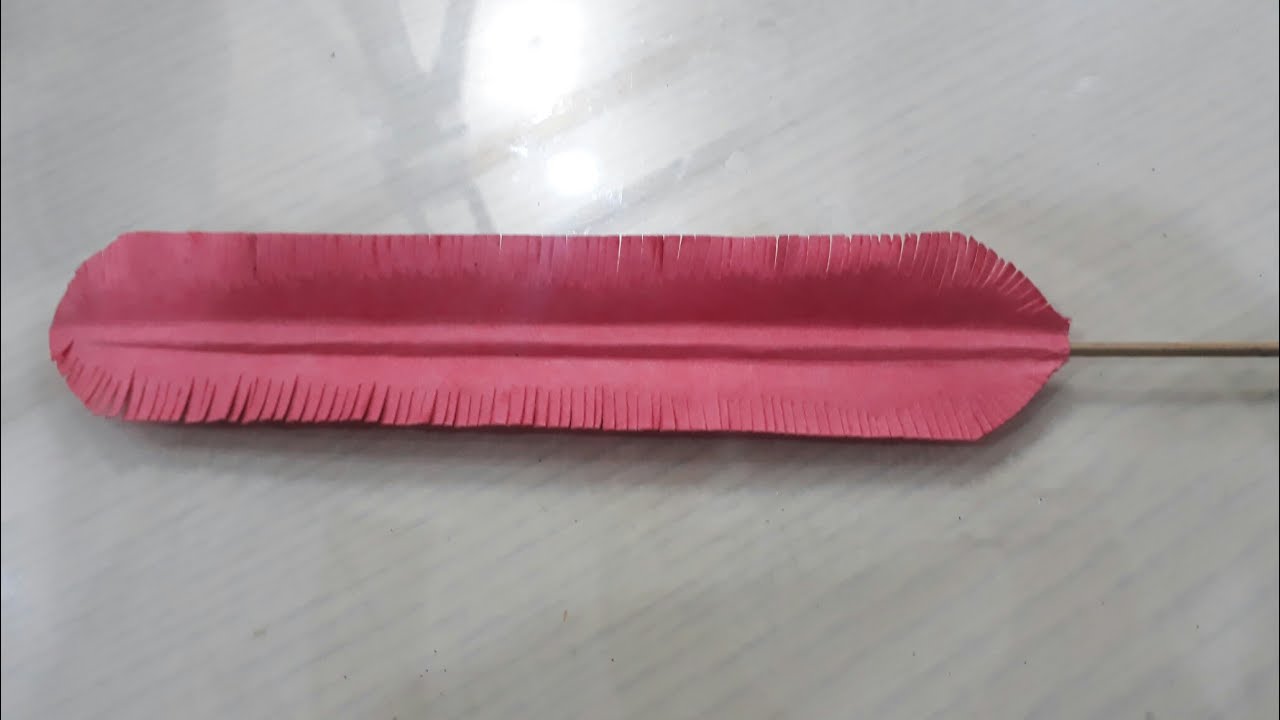 How to Make Paper Feathers || DIY Crafts || Easy and Simple Paper ...