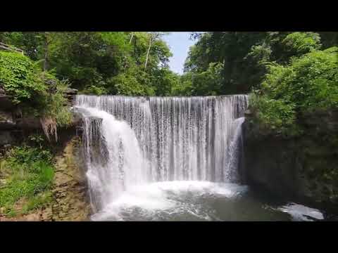 Cedar Cliff falls, Cedarville OH - YouTube
