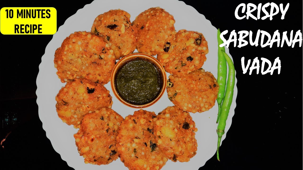 INSTANT SABUDANA VADA RECIPE |Crispy Sago Patties| Saumya's Kitchen ...
