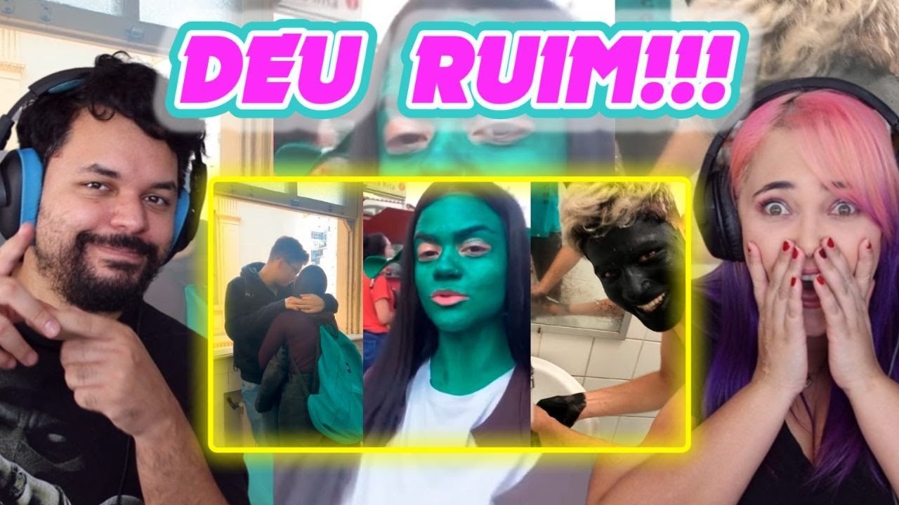 Os Melhores Tik Tok De ComÉdia Tente NÃo Rir 180 Amora ‹ React