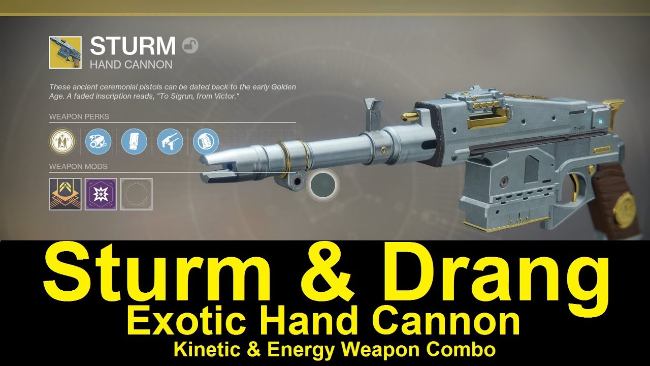 Destiny 2 Sturm and Drang Exotic Walkthrough - YouTube