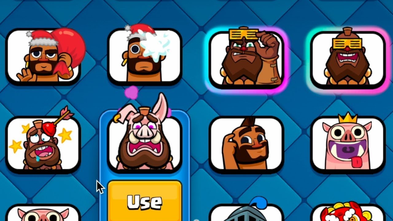 All Hogrider Emotes (Newly Updated) Clash Royale HogRider Emote - YouTube
