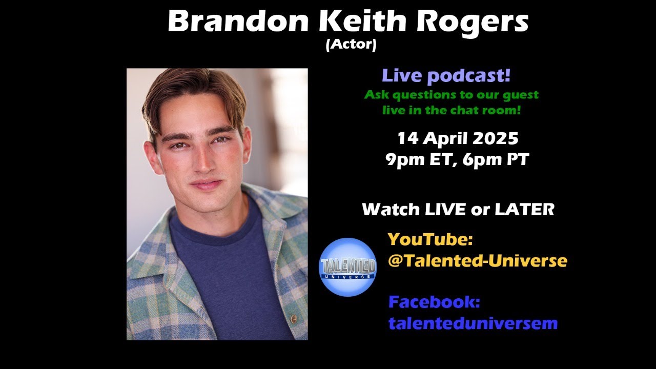 Brandon Keith Rogers - (Actor, 'Falling for My CallBoy CEO'), joins us ...