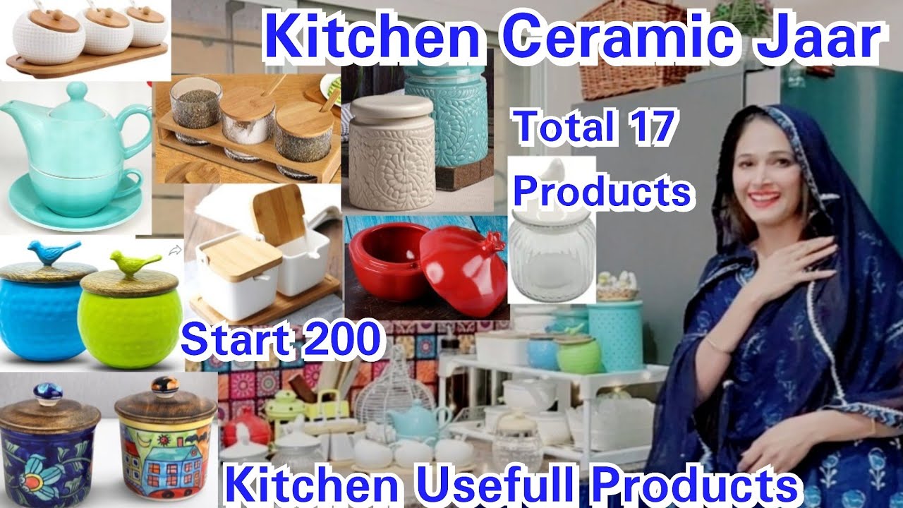 Kitchen ceramic Stylish Jaar/Containers Usefull Products Different look ...