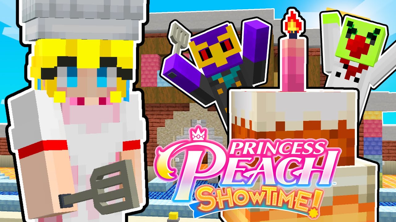 Minecraft Princess Peach Showtime: CAKE BAKER BATTLE! ! [4] - YouTube