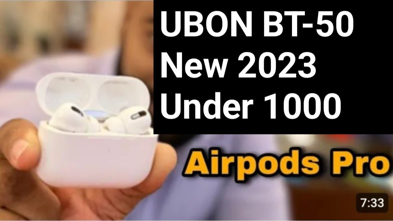 Ubon BT-50 Air Tiger Pro Truly Wireless Earbuds / Ubon Earbuds Under 1000 / Best Earbuds ubon ...