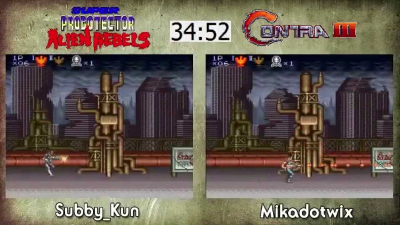 La Caz' Retro Part en Live #11 : CONTRA 3 vs SUPER PROBOTECTOR - YouTube