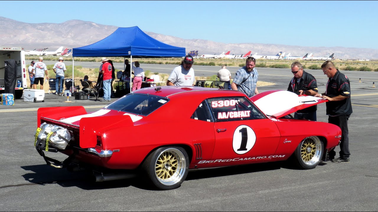 Big Red At Runway Racing Top Speed Challenge - 243.5mph - YouTube