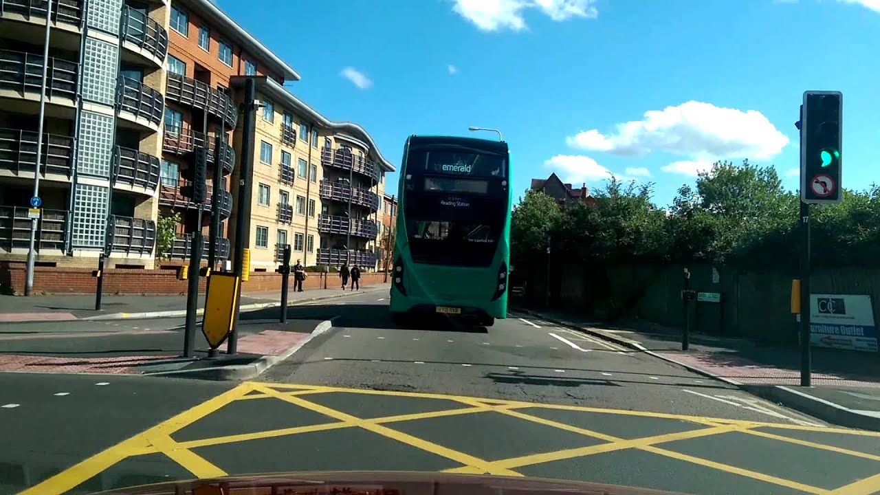From Oracle car park to Basingstoke Rd. Reading Uk. - YouTube