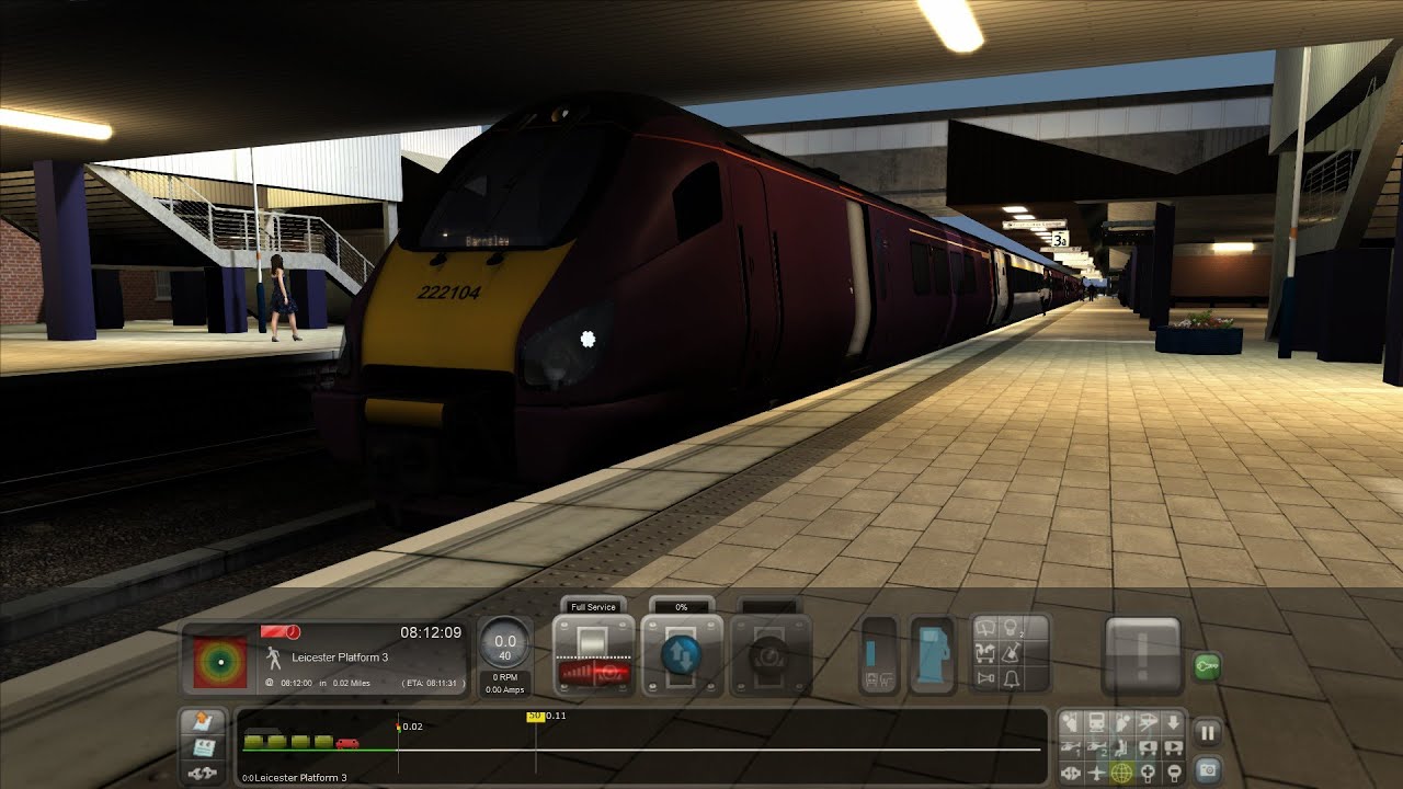 Lets play Train Simulator classic EMR Lincoln _ Leicester - YouTube