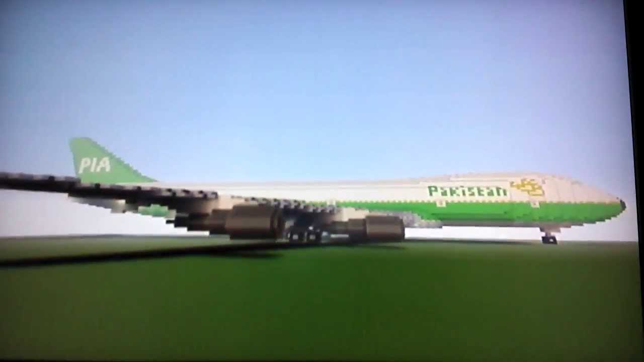 Minecraft Boeing 747-200 (PIA Airlines) - YouTube