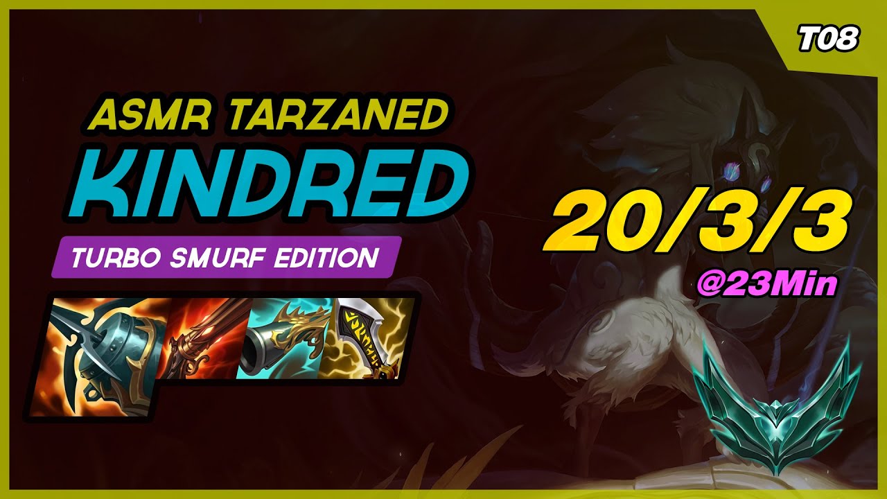 S13 Tarzaned Kindred vs Lillia ASMR | Tarzaned Smurfing Low-ELO ...
