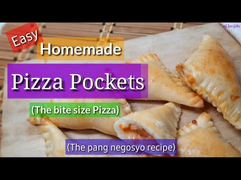 Homemade Pizza Pockets/Simple Pizza Pockets/ Pang Negosyo Recipe (Vid ...