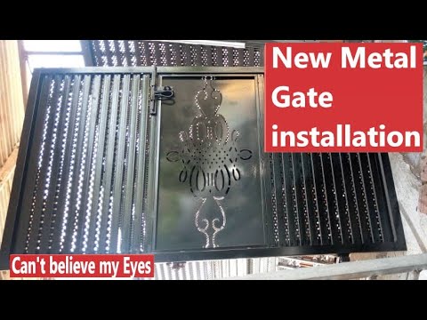 Building in Ghana | New Metal Gate Installation |Ep-36 #ghana #accra # ...