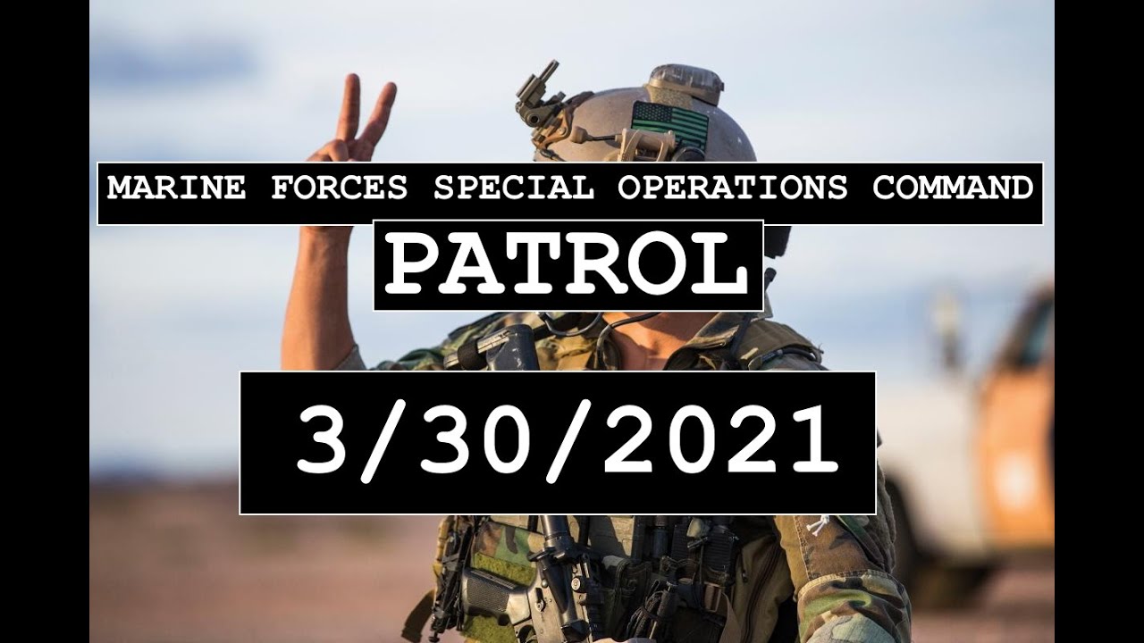 MARSOC 3 30 21 - YouTube