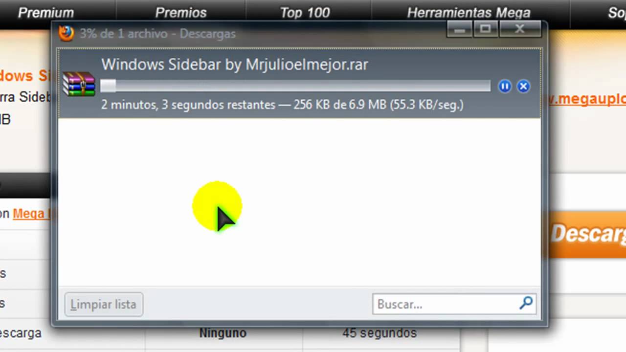 Descargar Barra Sidebar para Windows xp - YouTube