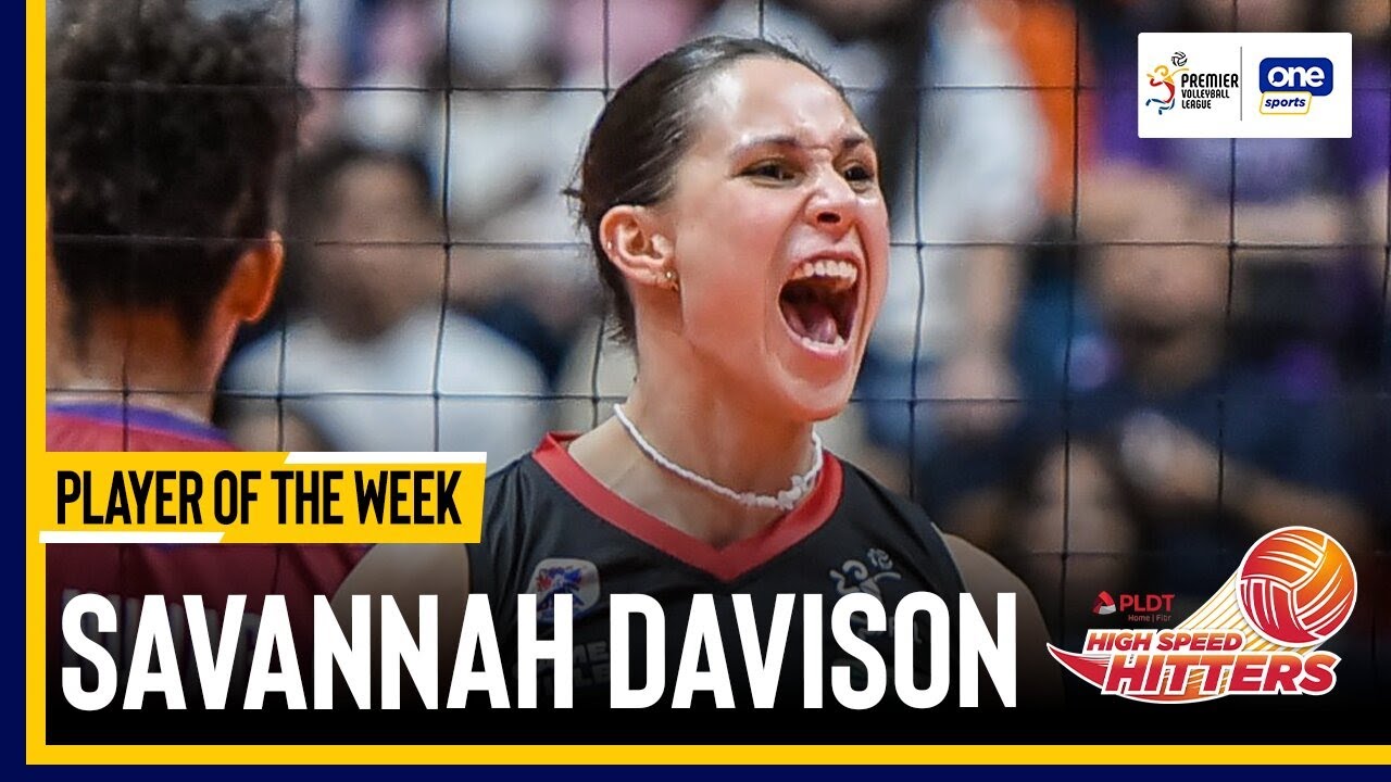 SAVANNAH DAVISON | PLAYER OF THE WEEK | 2024 PVL ALL-FILIPINO ...