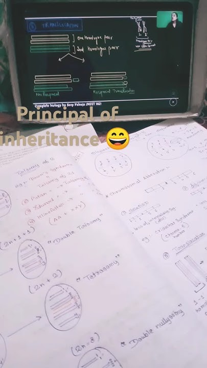 #biology principal of inheritance class 12 lecture no.-8 from unacademy #unacademy PLUS class.# ...
