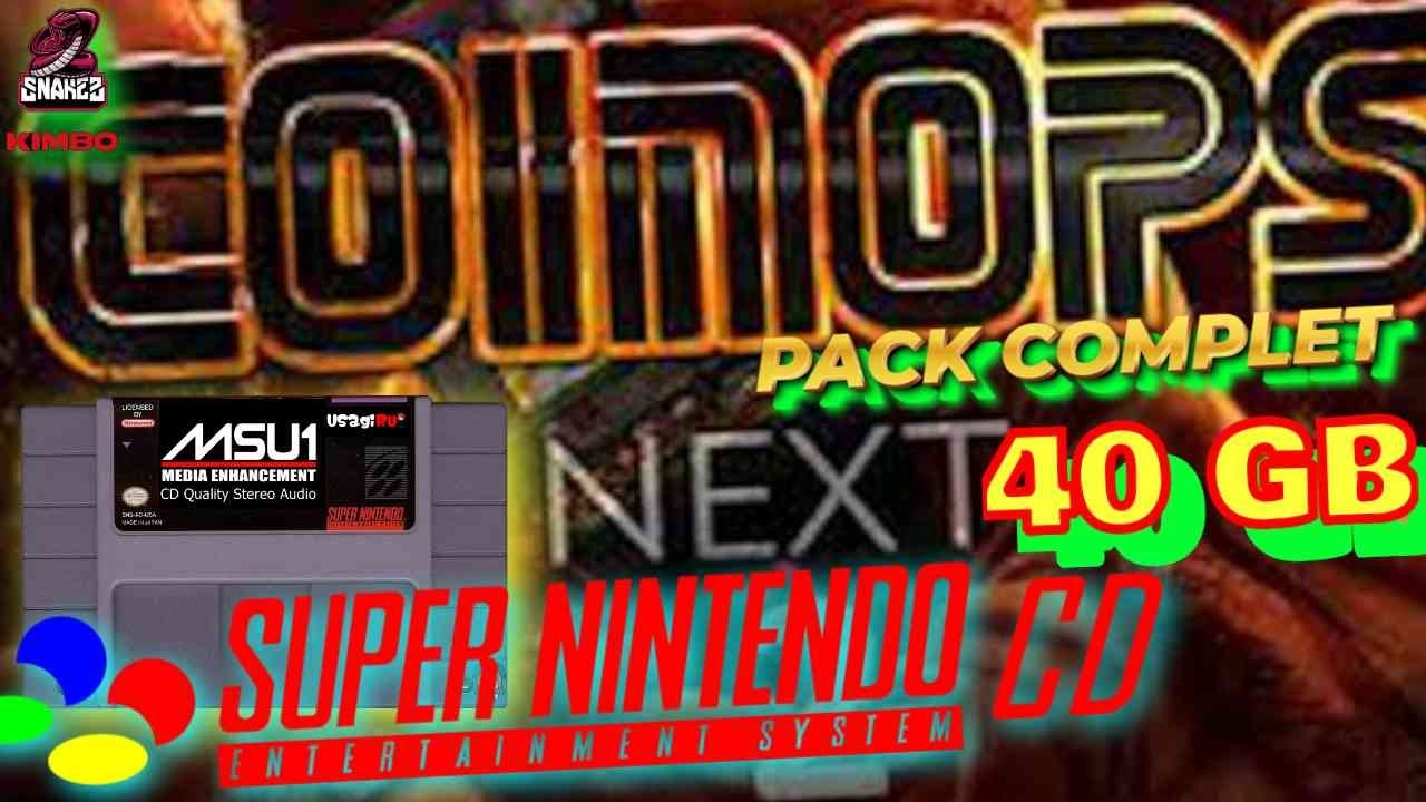 ⚠️COINOPS FULL PACK SUPER NINTENDO MSU1 | 40GB | ⚠️ Complet et gratuit ...