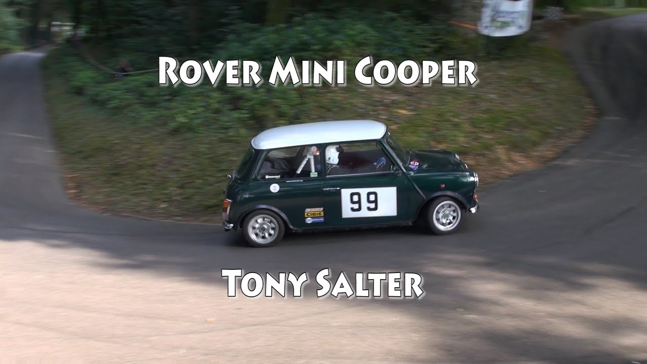 Rover Mini Cooper at the 5 clubs Hillclimb meeting Wiscombe Park ...