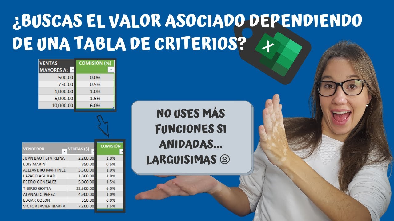 Buscar el valor dependiendo de un rango de Criterios EXCEL? BUSCARV ...