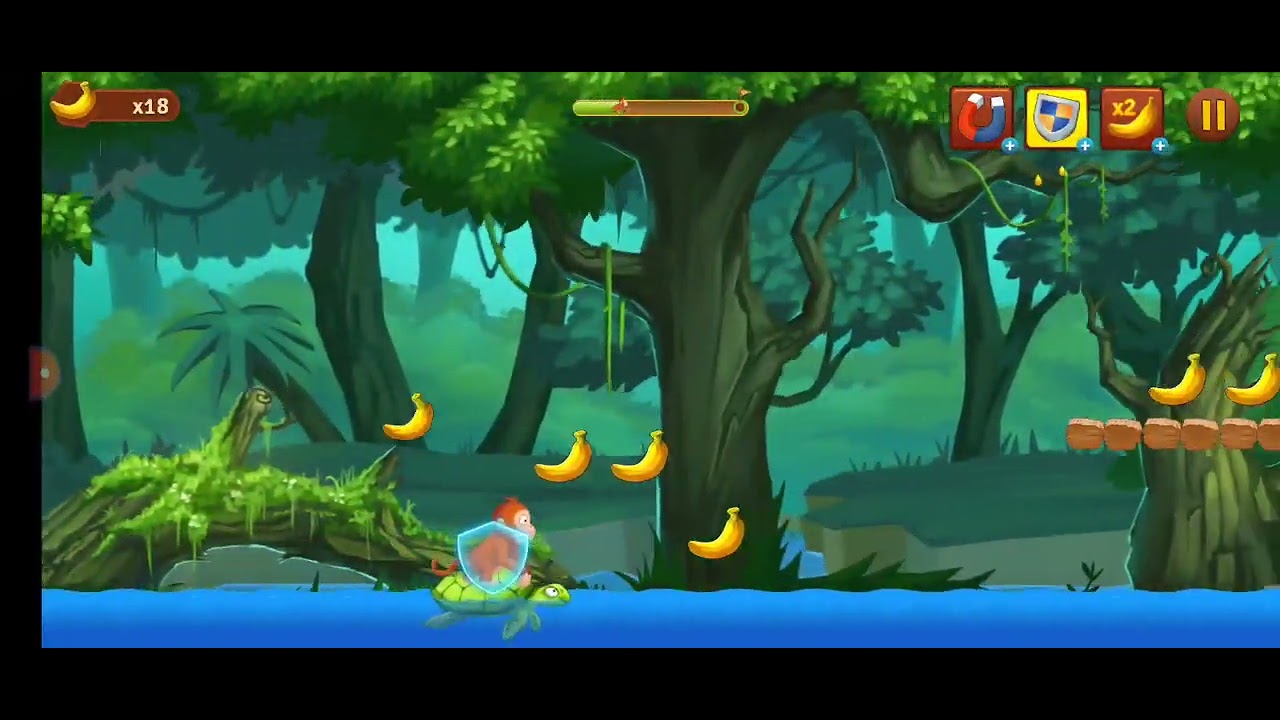 Jungle Monkey Run Level 4 - YouTube