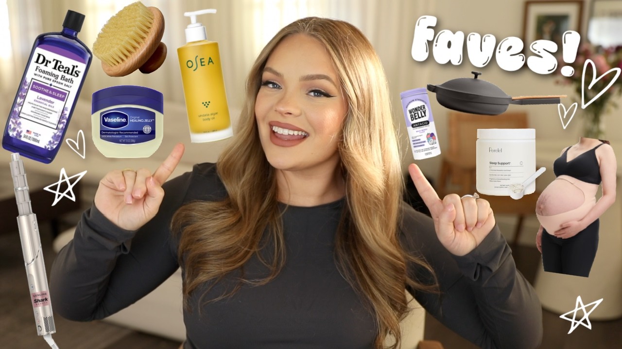 COZY FAVORITES: pregnancy skin & body routine, outfit idea, heartburn ...