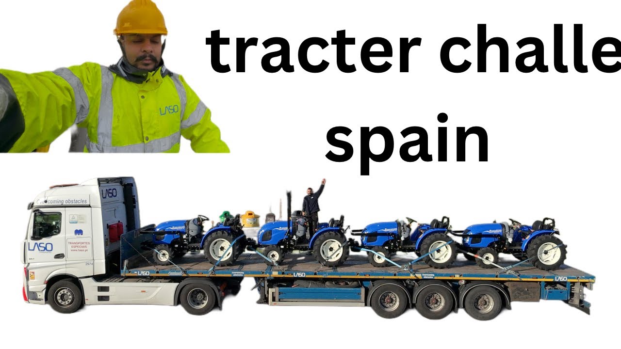Tracter. Chale spain nu belgium to load kite - YouTube