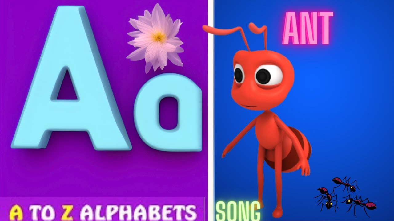 Phonics Song with TWO Words- A For Apple -A for Ant - ABC Alphabet ...