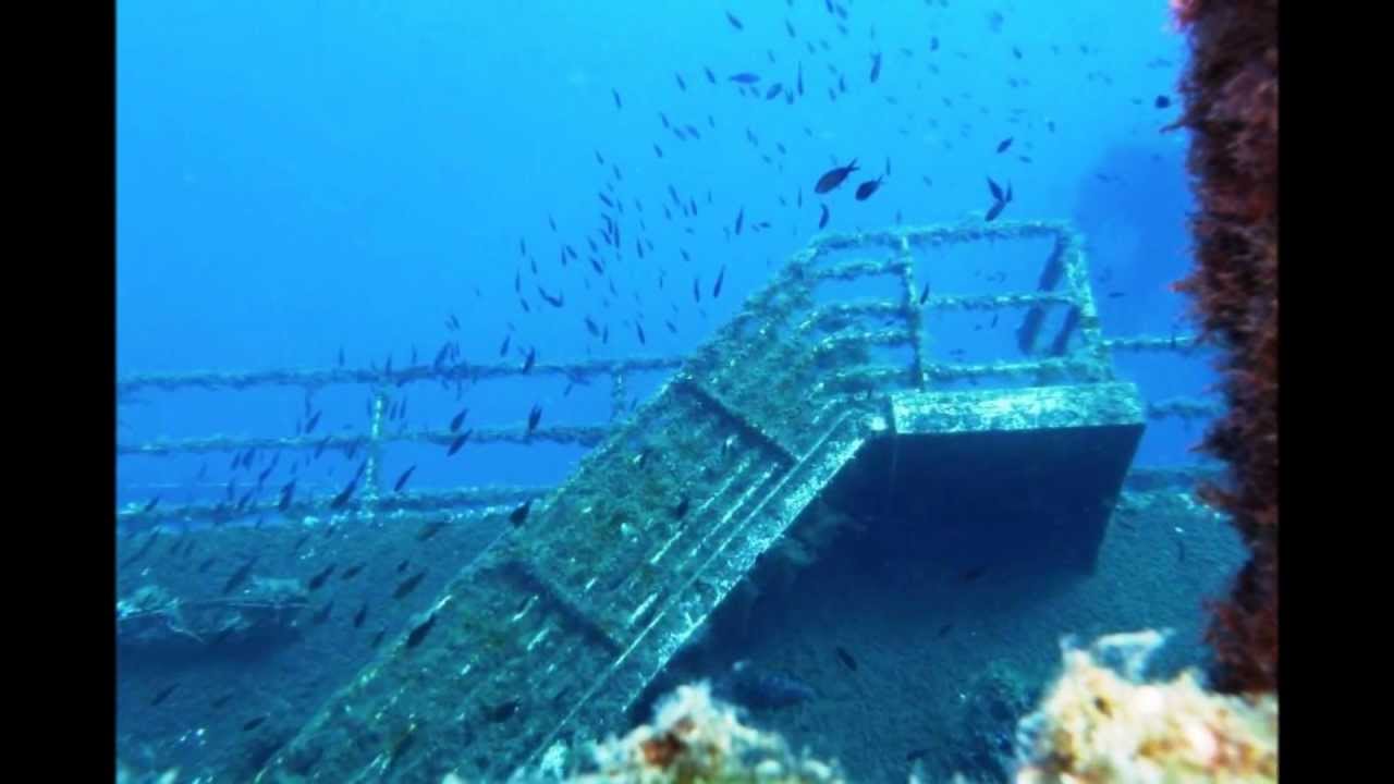 Diving MS Zenobia, Cyprus - YouTube