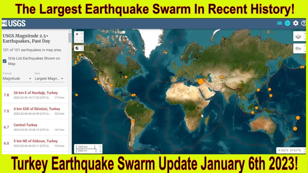 Earthquake Swarm Continues In Turkey! Update On Current Situation ...