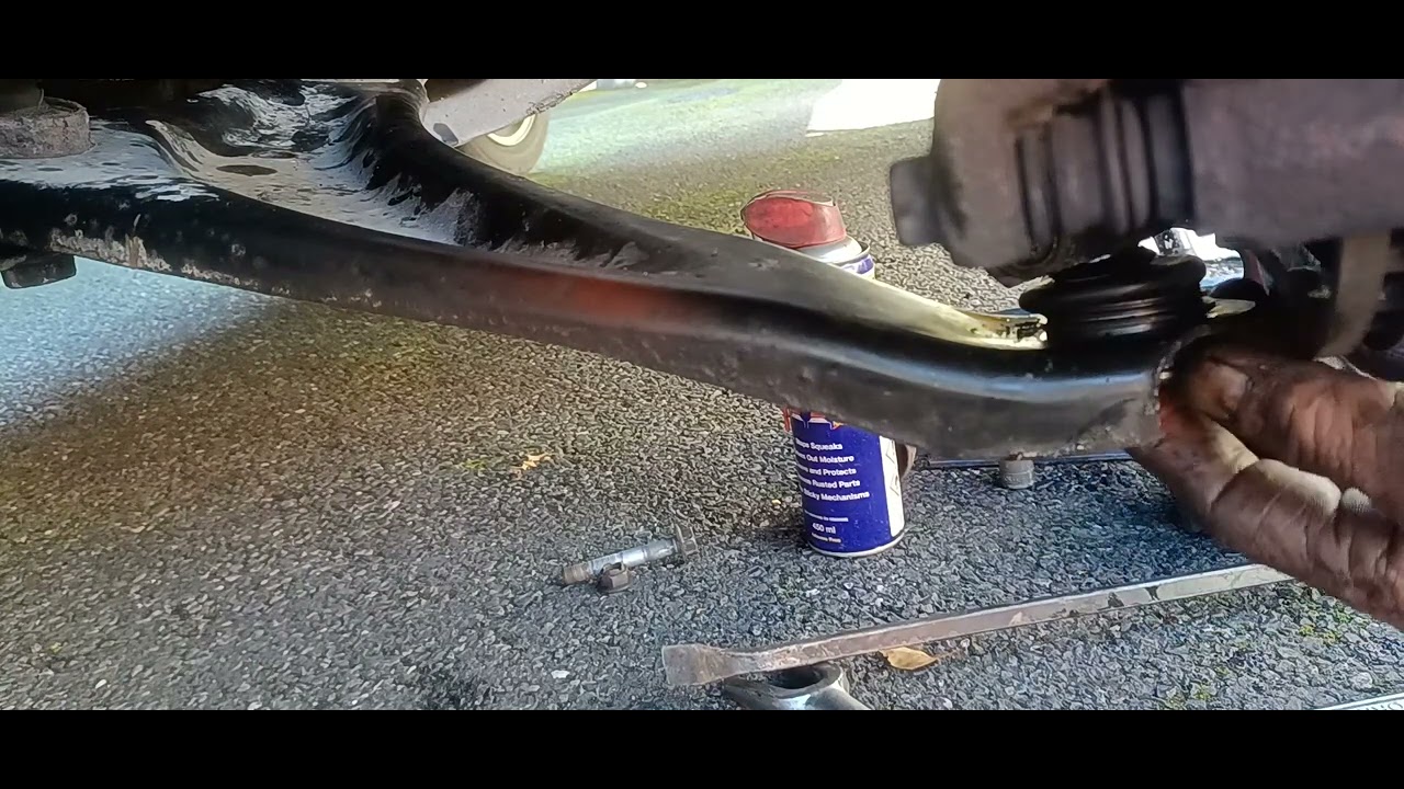 install wishbone assembly psf Nissan juke 152 - YouTube