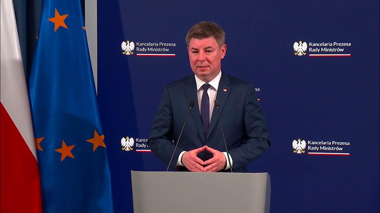 Konferencja Szefa Kancelarii Prezesa Rady Ministrów Jana Grabca. - YouTube