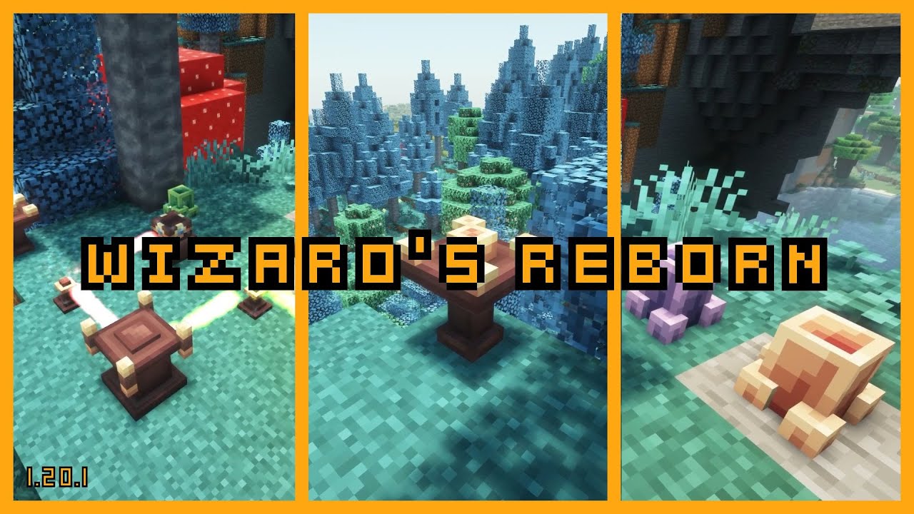 Новый магический мод для Minecraft 1.20.1 \ Wizards Reborn 1.20.1 Forge - YouTube