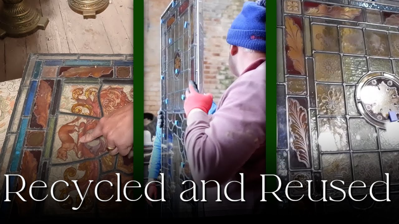 We Refurbish a 100+ Year Old Stain Glass Window! - YouTube