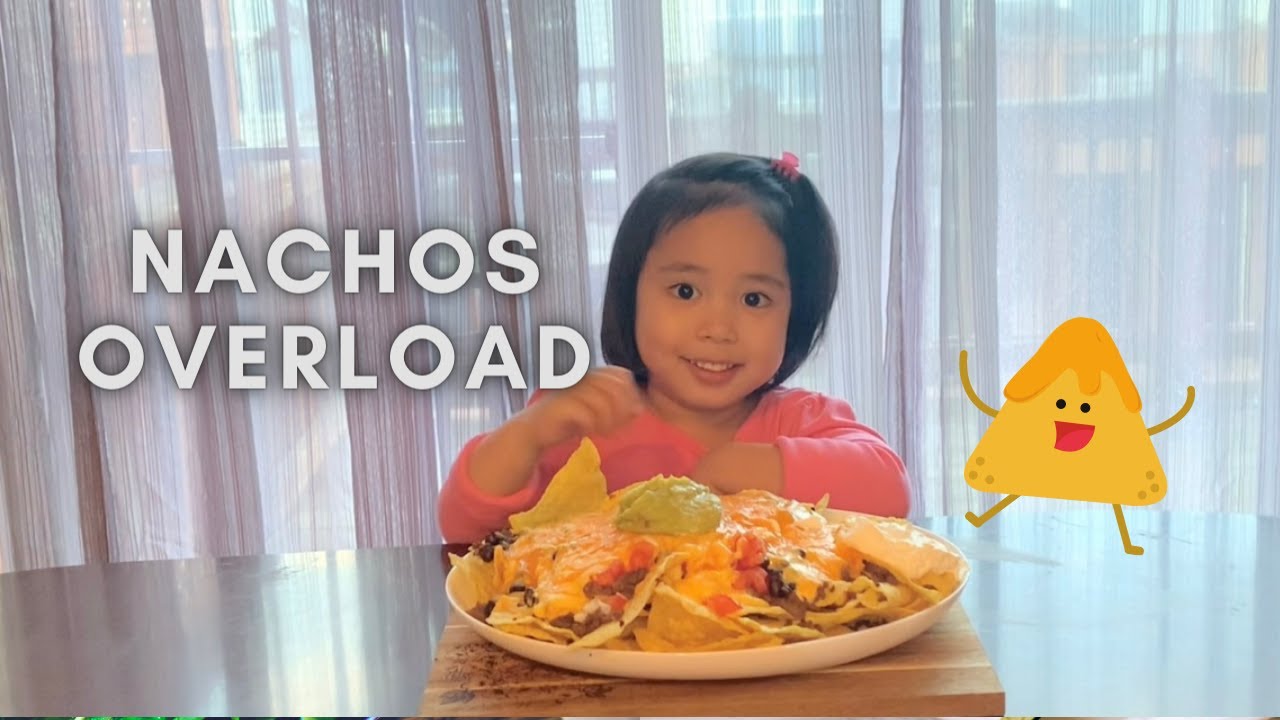 Cheesy Beef Nachos with Cuteness Overload - YouTube