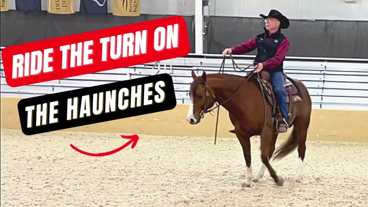 How To Ride The Turn on the Haunches - Step By Step - YouTube