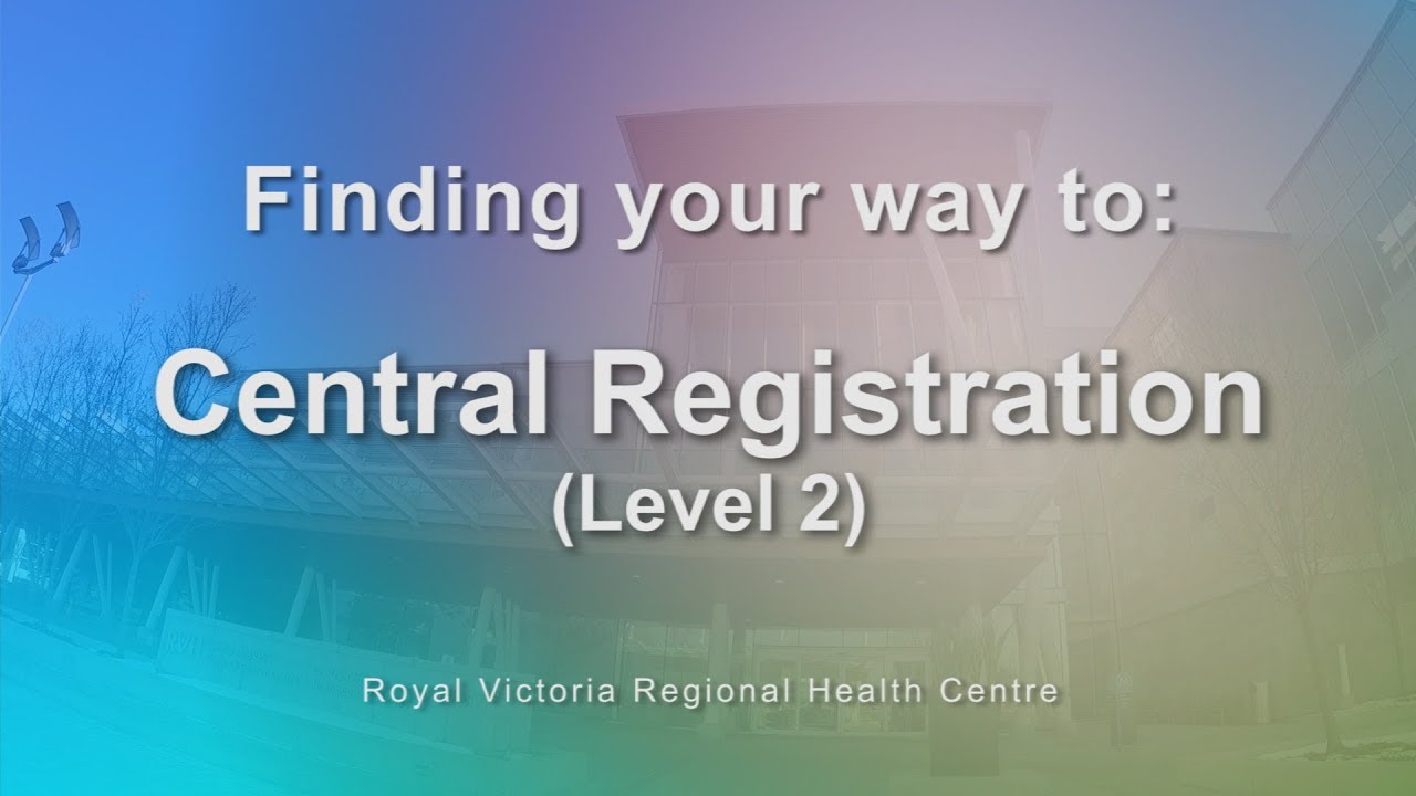 Central Registration - Level 2 - YouTube