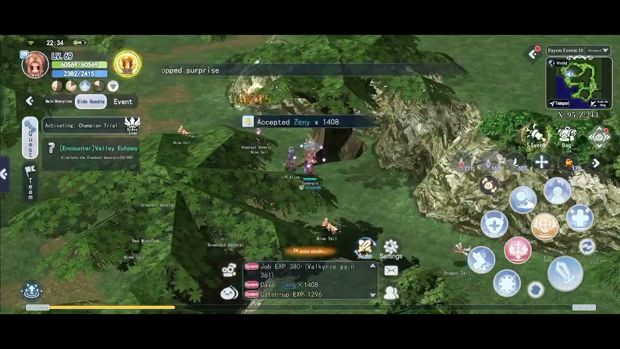 The Ragnarok Online - Holy Light Monk Super OP + 121 Critical Hit - YouTube